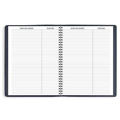 AT-A-GLANCE 2023 Weekly Planner, Quarter-Hourly Appointment Book, 13 Months, 8-1/4" x 11", Large, Navy (7095020)