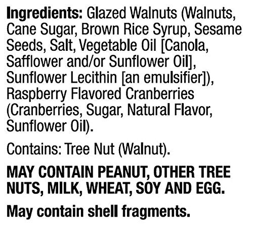 Salad Pizazz Salad Toppers, Raspberry Cranberry Walnut Frisco, 4 Oz (Pack Of 6), Non-GMO (Package may vary)