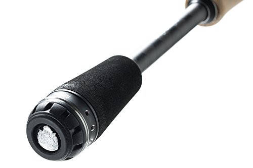 Abu Garcia HSPS-664L MGS Bass Fishing Rod, Spinning, Hornet Stinger Plus, 4 Pieces