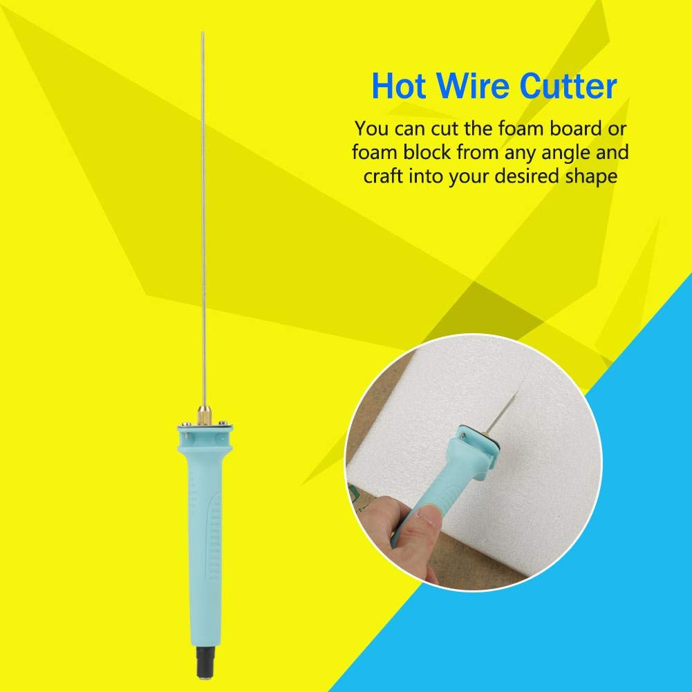 Foam Cutter,Electric Polystyrene Cutting Machine Pen Kit Tool Hand Held Engraver for Cut Materials such as Styrofoam(20cm(12v 2A ))