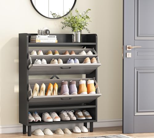 LITTLE TREE Entryway Shoe Storage Cabinet