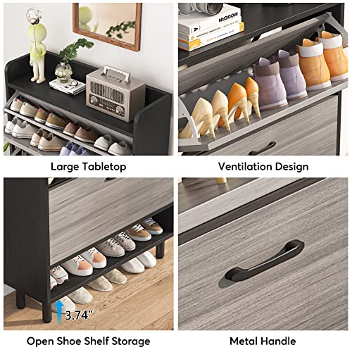 LITTLE TREE Entryway Shoe Storage Cabinet