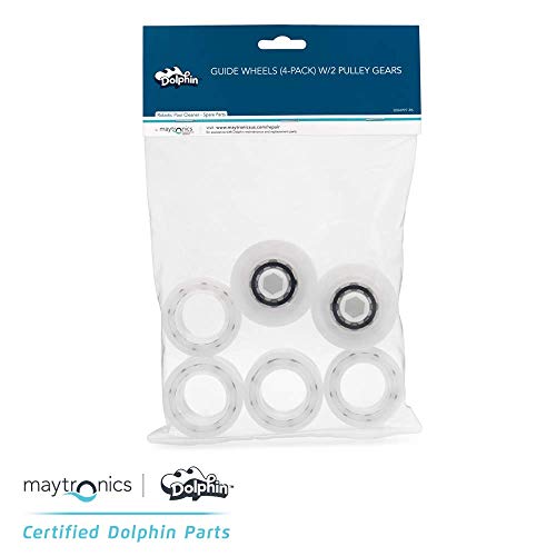 Dolphin Genuine Replacement Part โ Guide Wheels (4PK) with 2 Pully Gears โ Part Number 3884997-R6