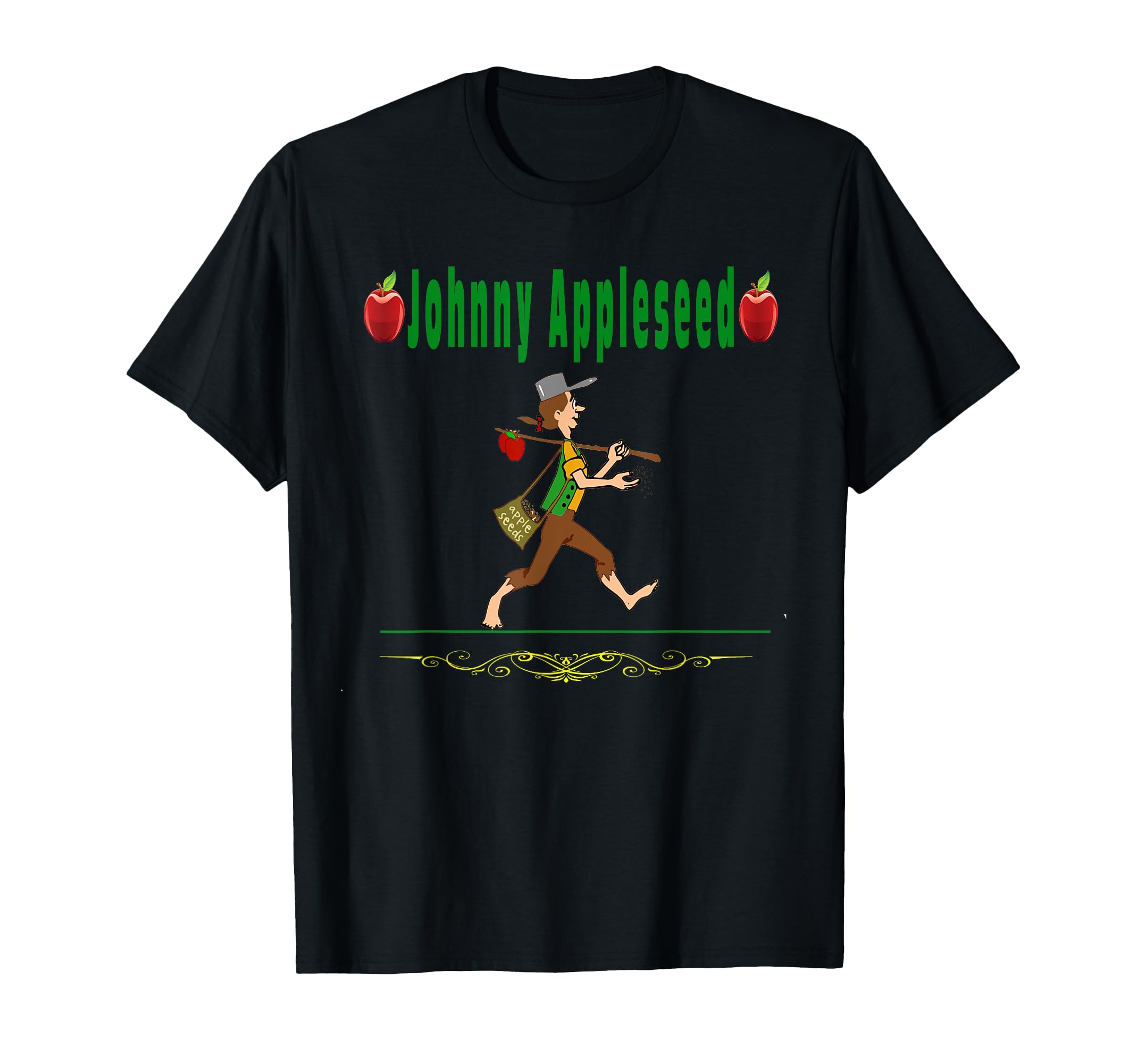 Johnny Appleseed Day Apple Trees Orchard Nursery Pioneer Man T-Shirt