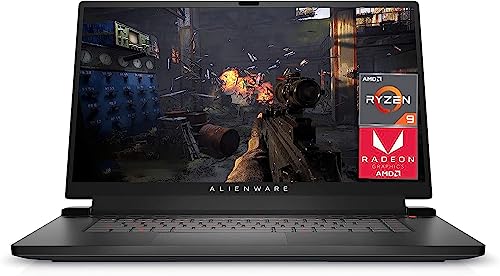 Alienware m17 Gaming Laptop 2023 Newest, 17.3" 360Hz Display, AMD Ryzen 9 6900HX Processor, AMD Radeon RX 6850M XT Graphics, 32GB DDR5 RAM, 2TB SSD, Backlit Keyboard, Wifi6, Windows 11 Home