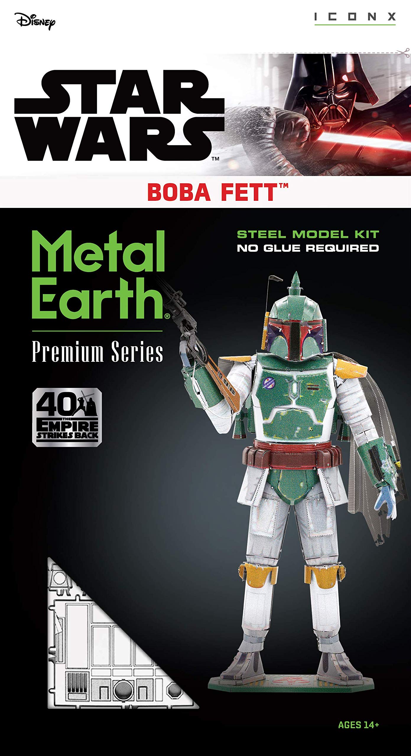 Metal Earth Premium Series Star Wars Boba Fett 3D Metal Model Kit