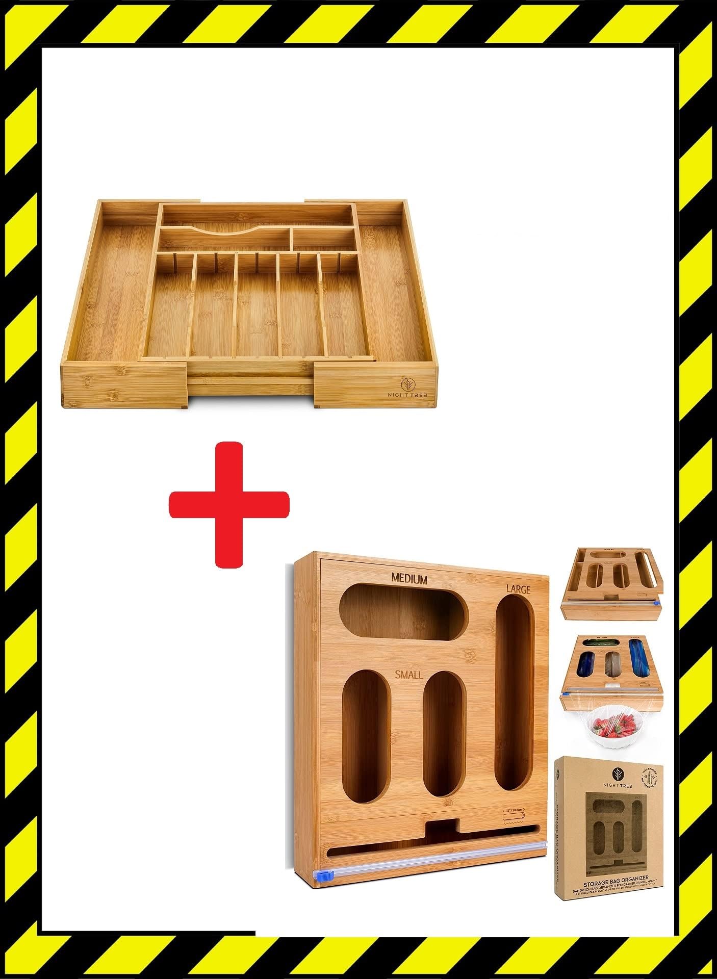 Night Tree drawer organizer and Ziplock organizer