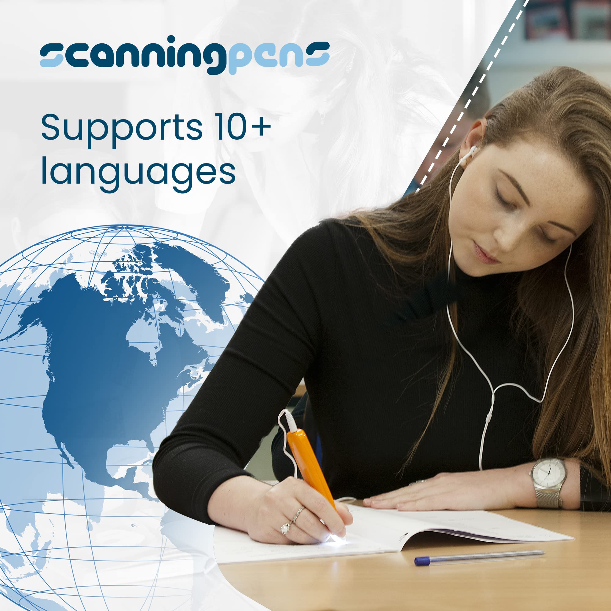 C Pen Text to Speech Exam Reader 2 - OCR Text to Speech Scanning Device for Tests, Reading & Literacy | 10+ Languages | Assistive Tool for Dyslexia & Learning Differences for Tests | Windows & Mac