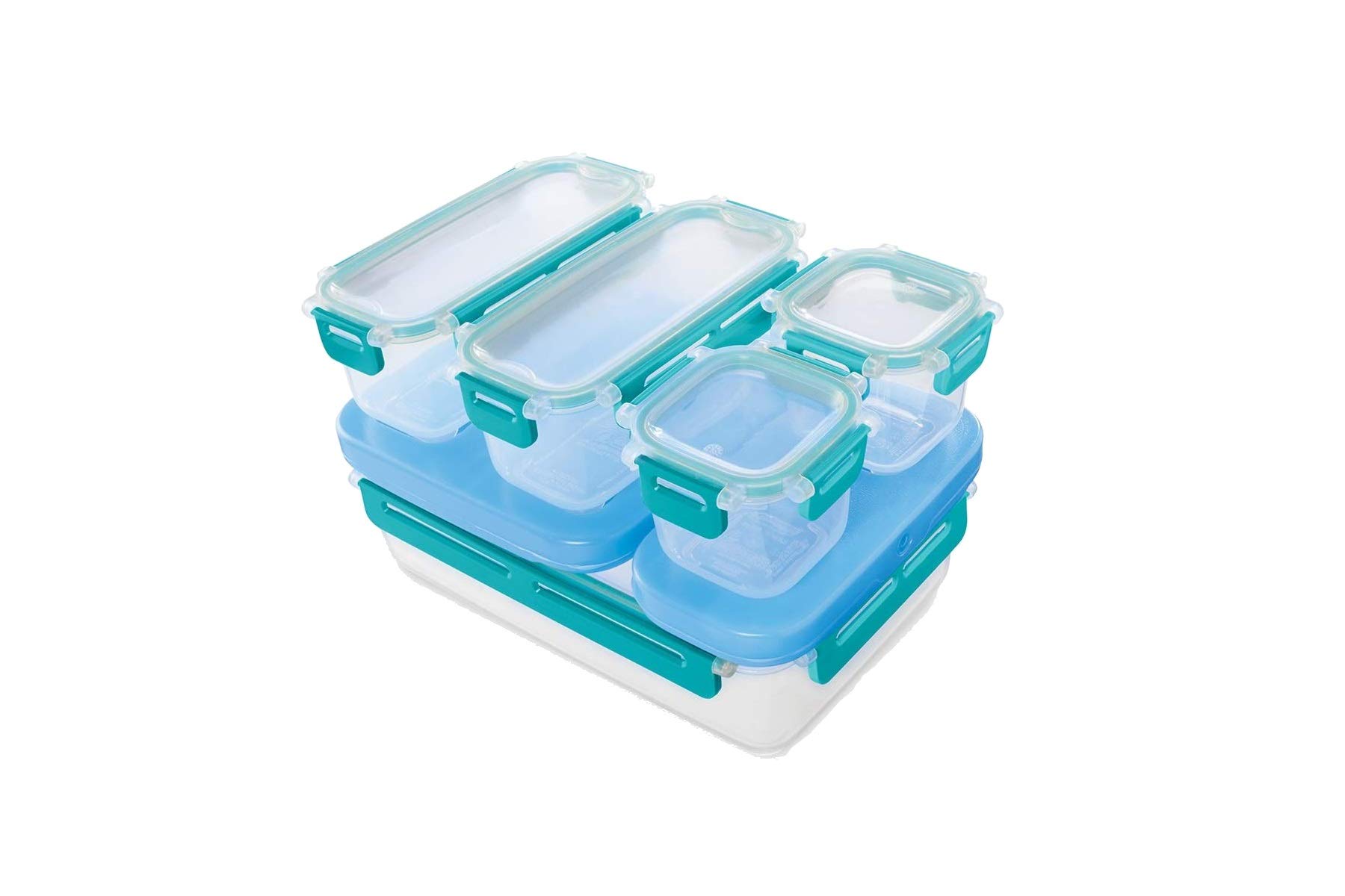 Rubbermaid LunchBlox Leak-Proof Entree Lunch Container Kit, Large, Blue