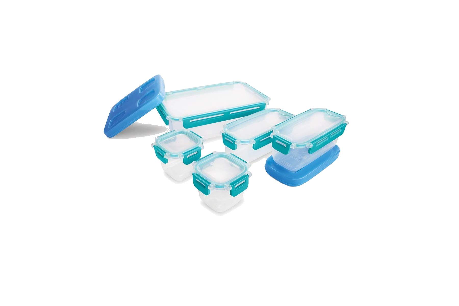 Rubbermaid LunchBlox Leak-Proof Entree Lunch Container Kit, Large, Blue