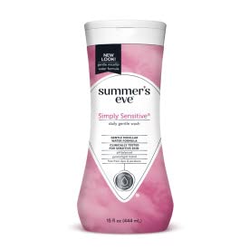 Summer's Eve 5 in 1 Simply Sensitive Cleansing Wash for Sensitive Skin, 15.0 FL OZ - 2 Pack