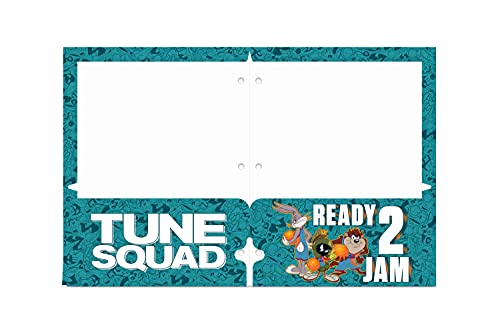 Warner Brothers Space Jam Stationary Bundle, 3-Ring, 1" Binder, Notebook, Folder