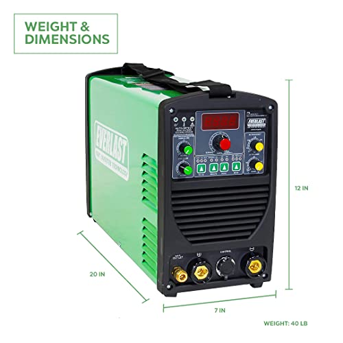2021 Everlast PowerTIG 185DV AC/DC TIG Stick Welder 110/220 Volt Inverter-Based Dual Voltage 185Amp