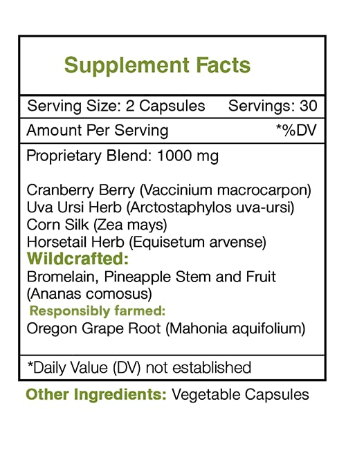 Secrets of the Tribe - UTI Secret, Urinary Tract Formula, Herbal Supplement Blend (60 Capsules)