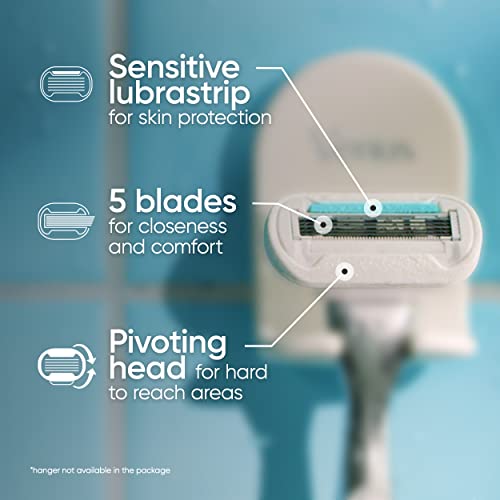 Gillette Venus Extra Smooth Sensitive Womens Razor Blade Refills, 4 Count, Designed for Women with Sensitive Skin