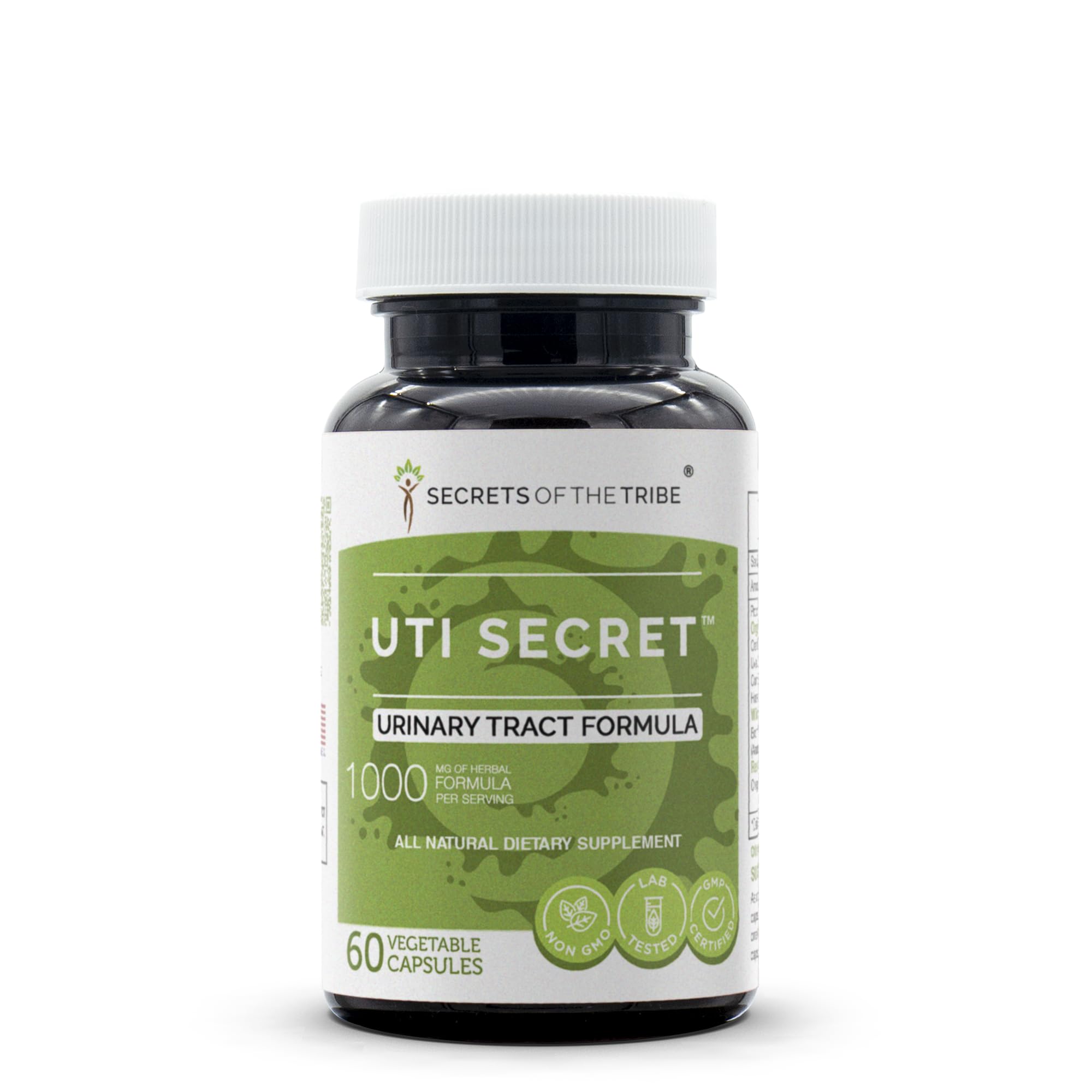 Secrets of the Tribe - UTI Secret, Urinary Tract Formula, Herbal Supplement Blend (60 Capsules)