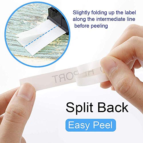 Unistar PT-D210 Lable Tape Compatible Brother ptouch Label Maker Tape TZ 231 TZe231 TZ-231 12mm 0.47 Inch Laminated White,Compatible for Brother Label Maker PT-D210 PT-D400 PT-D600 PT-1280, 4-Pack