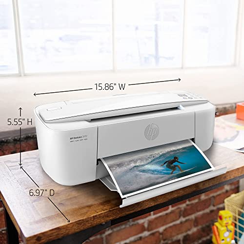 HP DeskJet 3772 All-in-One Wireless Color Inkjet Printer, Scan and Copy, Instant Ink Ready, T8W88A (Renewed)