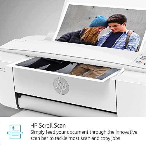 HP DeskJet 3772 All-in-One Wireless Color Inkjet Printer, Scan and Copy, Instant Ink Ready, T8W88A (Renewed)