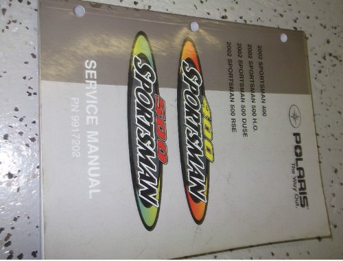 2002 Polaris SPORTSMAN 400 500 MODELS Shop Repair Service Manual FACTORY OEM 02