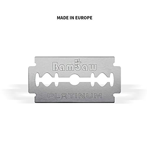 Safety Razor Blades | Swedish Steel Replacement Razor Blades | 100 Pack - 18 to 24 months supply | Bambaw