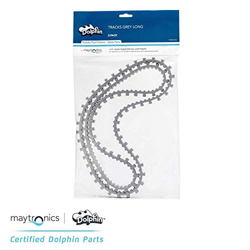 Dolphin Genuine Replacement Part β Durable, Multi-Surface Grey Tracks for Robot Traction and Movement (2PK) β Part Number 9985006-R2