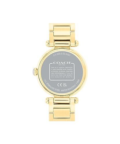 Coach Cary Women's Watch | Premium Fashion Timepiece for Her - Perfect for Day and Night | Water Resistant (Model 14504183)