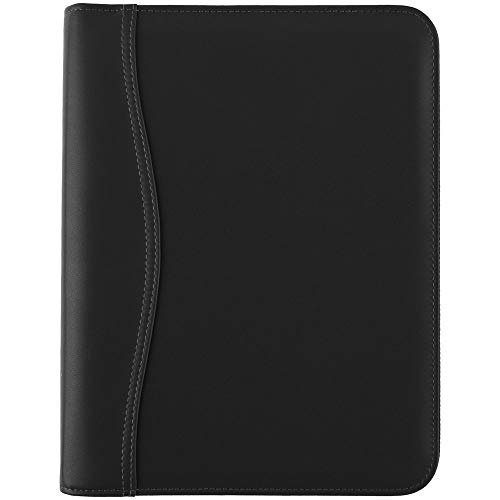 AT-A-GLANCE Genuine Leather Undated Starter Set, Desk Size, Black (031-0540-05)