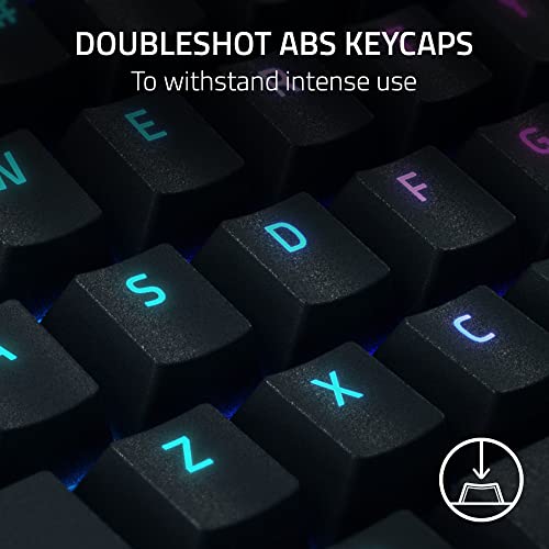 Razer BlackWidow V4 Pro Wired Mechanical Gaming Keyboard: Green Mechanical Switches Tactile & Clicky - Doubleshot ABS Keycaps - Command Dial - Programmable Macros - Chroma RGB - Magnetic Wrist Rest