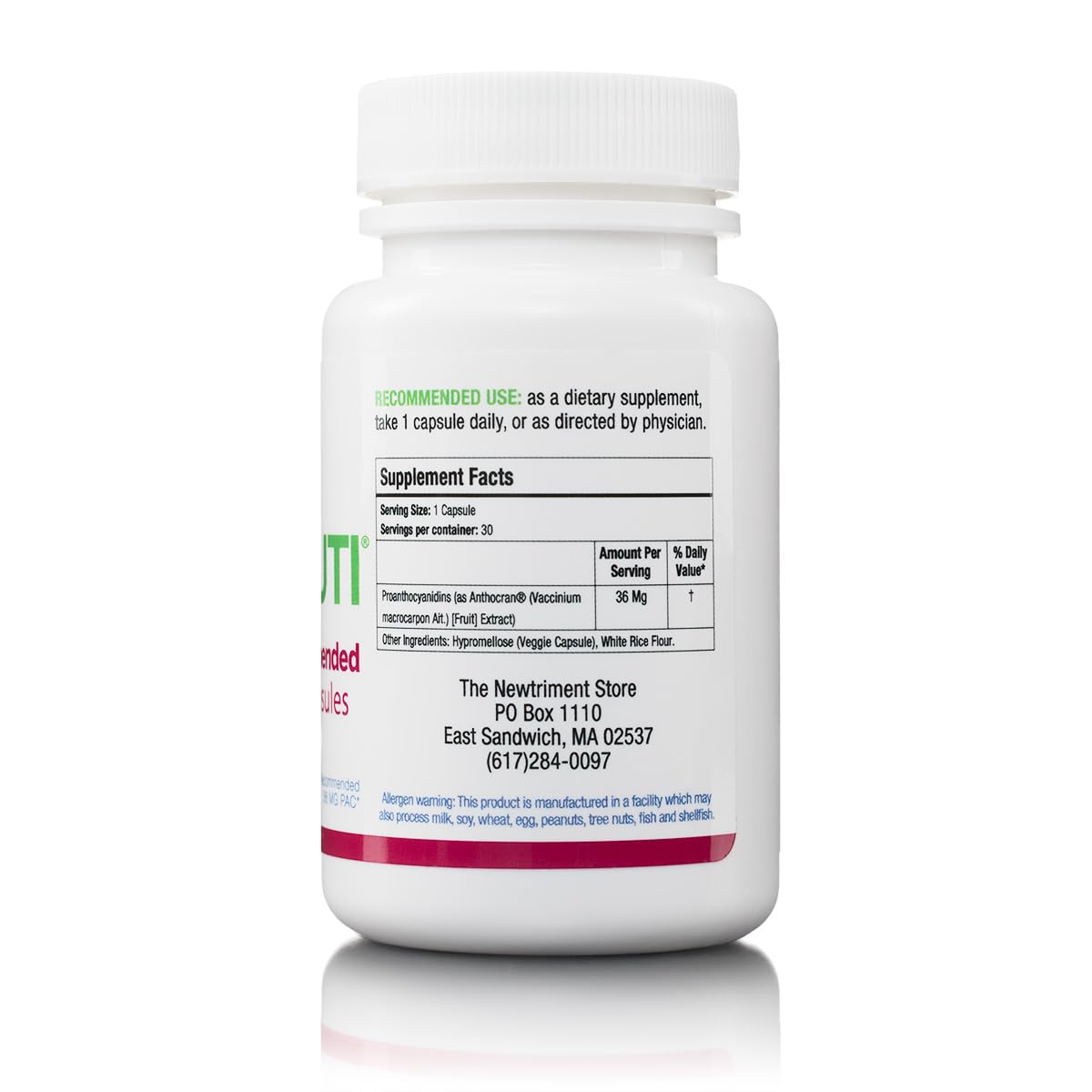 Cranberry Plus - The Original 36mg PAC Delivered in Capsule Form Daily for Highest Level of Urinary Tract Protection, no additives, 30-Day Supply, Pharmacist Recommended