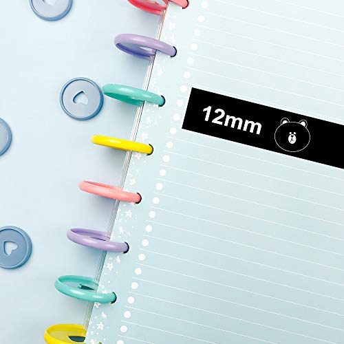 Greateam Label Tape 12mm Compatible with Brother TZe TZ Tape TZe-335/T535/MQL35, P-Touch 12mm 0.47 Inch Label Maker Tape Use for Brother P-Touch PT-D210 PT-D400 PT-D600 PT-H110 PT-1280 PT1290, 3-Pack