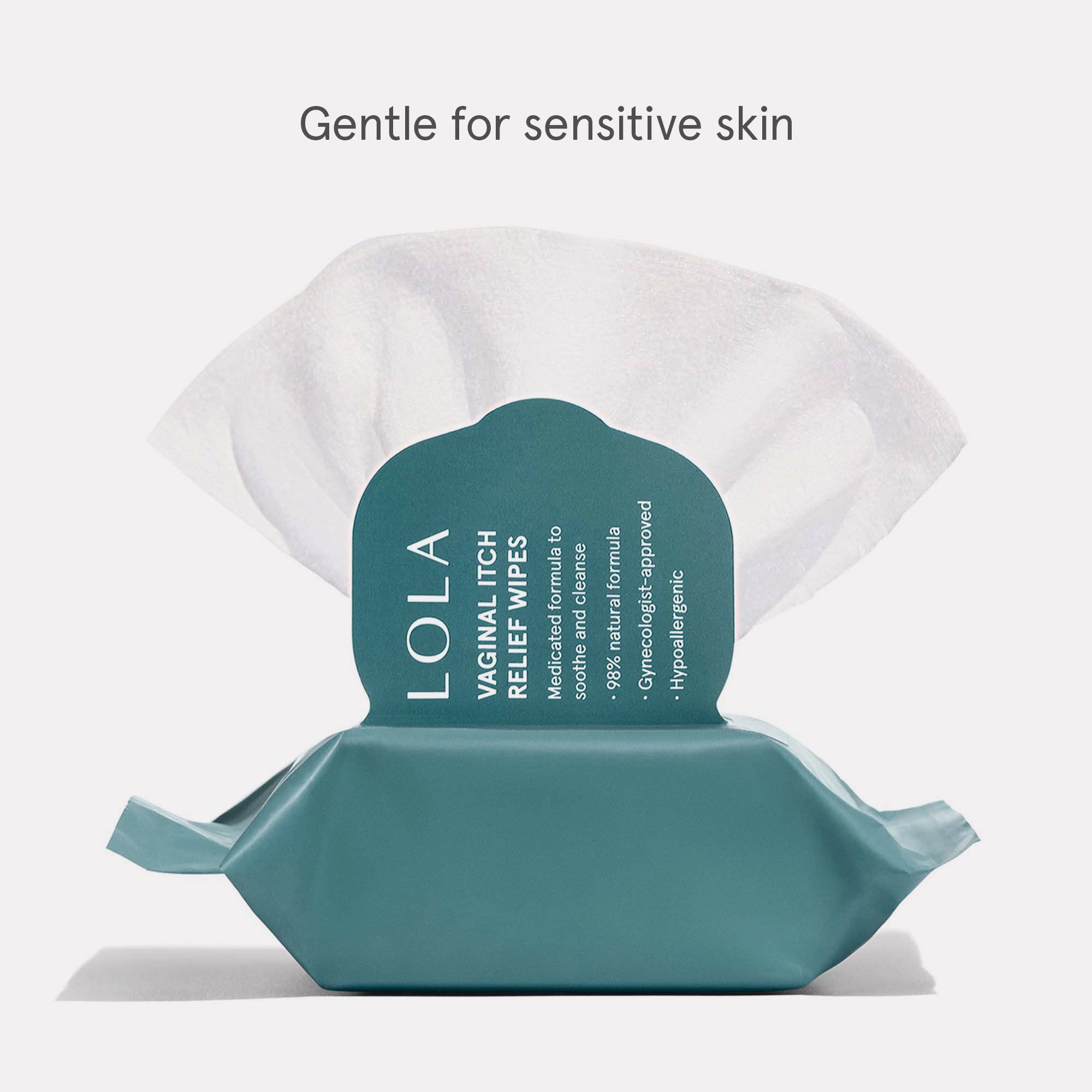 LOLA Feminine Hygiene Wipes, 28 Count, pH Balanced, Hypoallergenic, Natural Ingredients, No Parabens or Dyes
