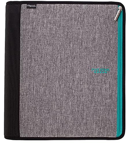 Five Star 2" Ring Zipper Binder 605 Sheet Capacity Teal