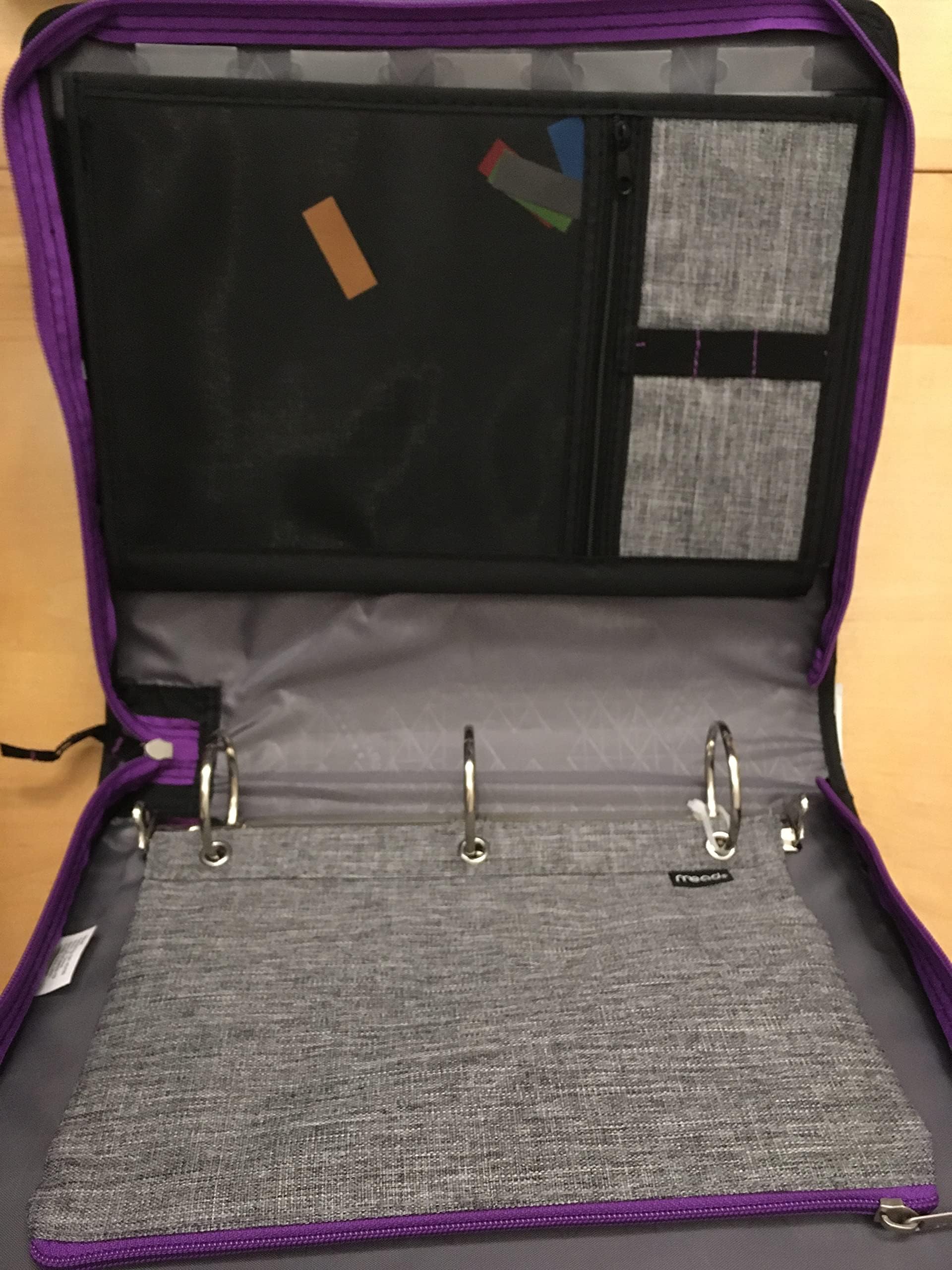 Five Star 2" Ring Zipper Binder 605 Sheet Capacity Teal