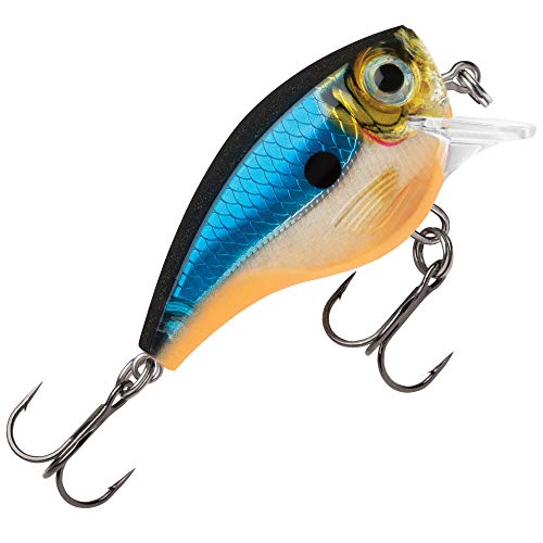 Rapala Balsa Xtreme Brat Hard Bait Lure, Freshwater, Size 06, 2" Length, 6' Depth, 3/8 oz, Blue Ghost, Package of 1 (BXB06BGH)