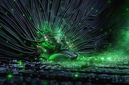 Razer Mamba Wireless, Wired/Wireless Gaming Mouse with True 16,000 DPI 5 Generation Optical Sensor, 50 Hour Battery Life, Powered by Razer Chroma