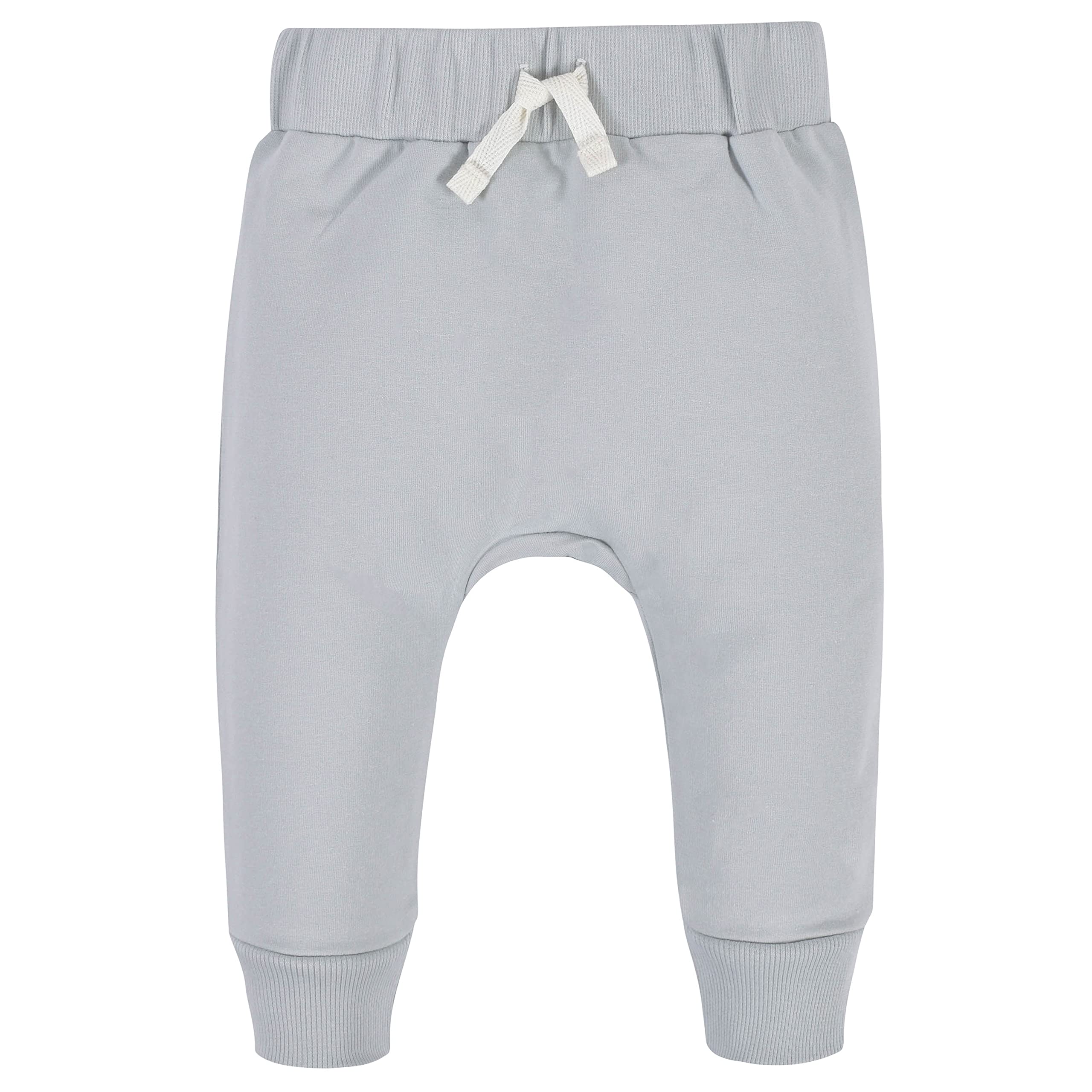 Gerber baby boys Toddler 3-pack Jogger Sweatpants, Navy/Gray, 4T US