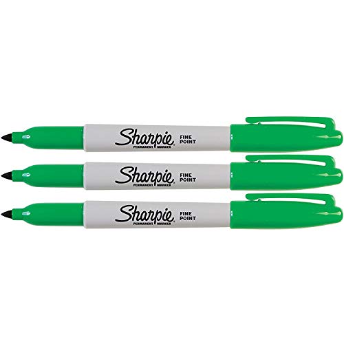 Sharpie fine point permanent marker sets lime green 3 Pcs.