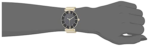 Anne Klein Women's Glitter Accented Mesh Bracelet Watch