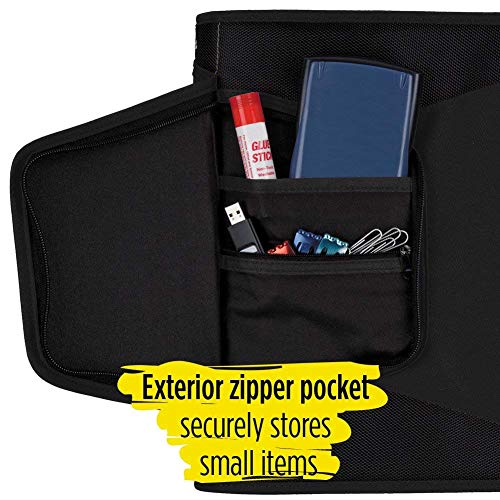 Five Star 1-1/2 Inch Zipper Binder, 3 Ring Binder, 3-Pocket Expanding File, Durable, Color Selected For You (28012)