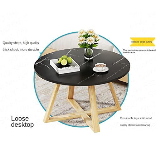Nordic Living Room Countertop Marble Design Coffee TableSmall Apartment Creative Round Small Table (D 35 * 35 * 15Cm)