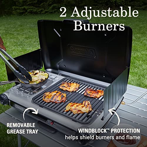 Coleman Camping Stove—Classic 2 in 1 Camping Grill/Stove