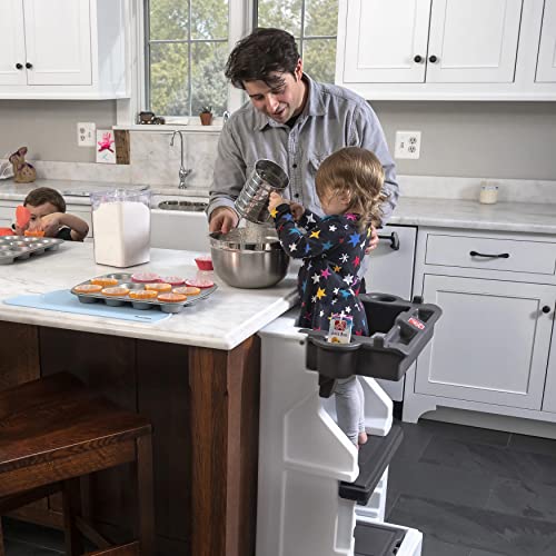 Step2 Mobile Helper Tower β Adjustable Height Step Stool and Tower Stand for Toddlers with Built-in Storage