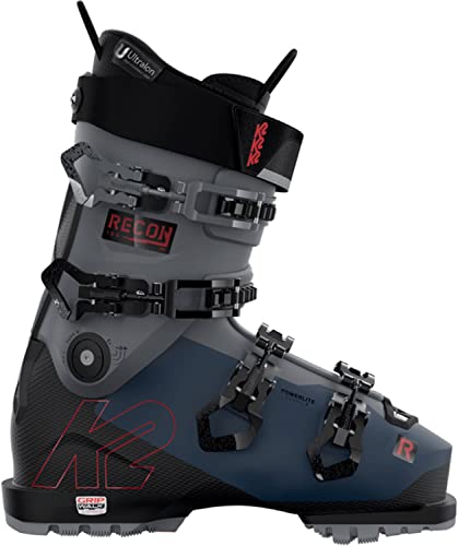 K2 Recon 100 MV Mens Ski Boots Blue/Grey 11.5 (29.5)