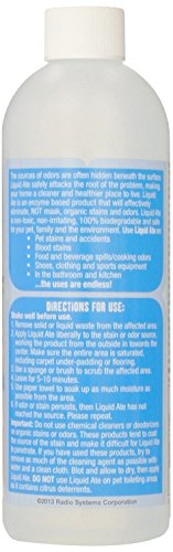 PetSafe Liquid-Ate Enzyme Cleaner - Stain and Odor Eliminator - Great for Pet Accidents and Stains 16-Ounce