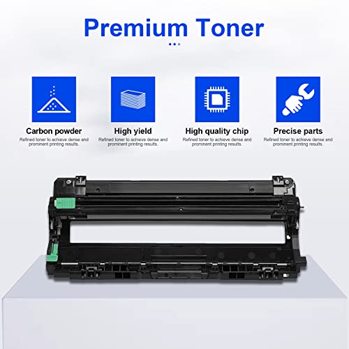 ALUMUINK Remanufactured DR221CL Drum Unit Set Replacement for Brother DCP-9015CDW DCP-9020CDN HL-3150CDN HL-3170CDW Printer Drum (1Black,1Cyan,1Magenta,1Yellow,4 Pack)