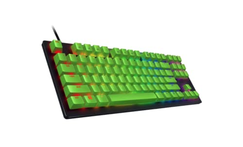 Razer Huntsman Tournament Edition - Compact Gaming Keyboard with Razer Linear Optical Switches - Green Keycaps - US Layout (Renewed)