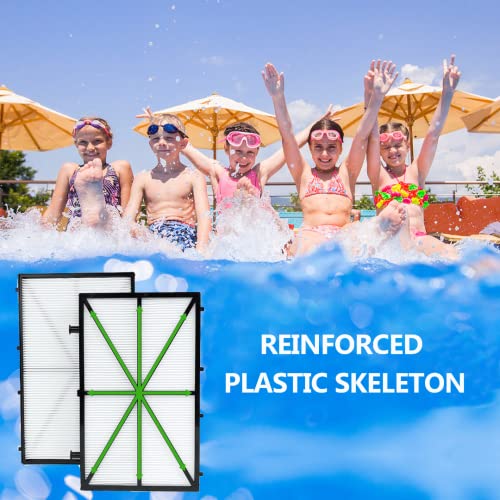 KGC Robotic Pool Cleaner Filters Compatible with Dolphin Nautilus CC Plus, M400 / M500, 4 Packs Filters Ultra Fine Cartridge Filter Panels, Part# 9991432-R4
