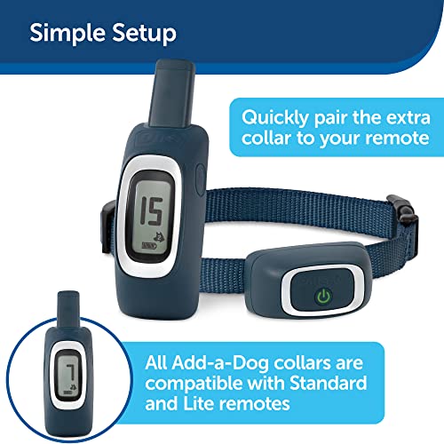 PetSafe Add-A-Dog Remote Training Collar β Perfect for Small, Medium and Large Dogs β Choose from Tone, Vibration, or 15 Levels of Static Stimulation β Waterproof and Durable β Rechargeable