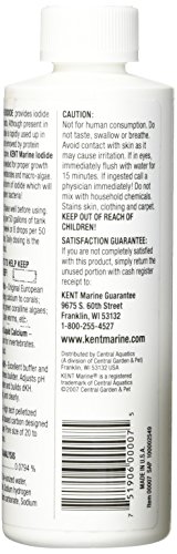 Kent Marine Concentrated Iodide Supplement, 8-Ounce Bottle